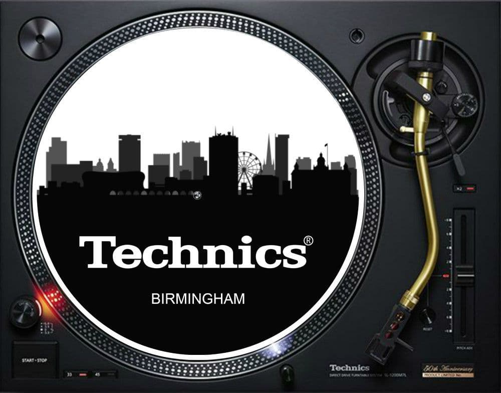 Birmingham Skyline Turntable Logo Slipmat