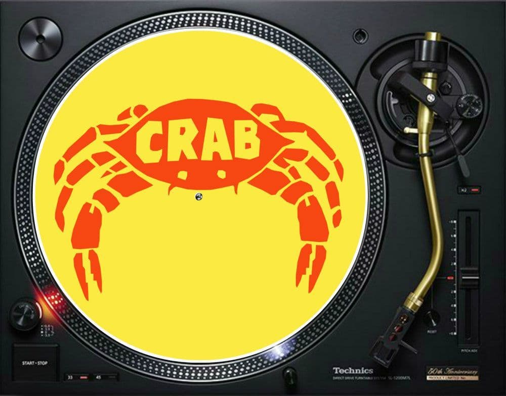 Crab Records Slipmat Yellow