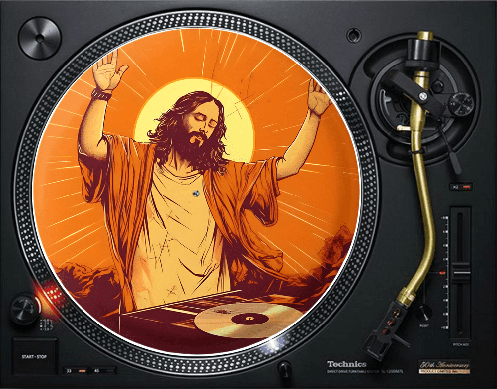 DJ Jesus Christ Slipmat