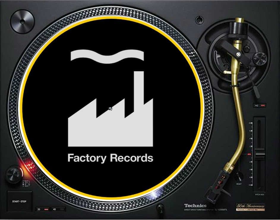 Factory Records Black Slipmat