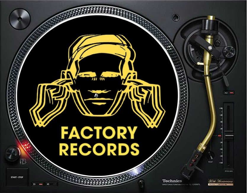Factory Records Use Hearing Protection Logo Slipmat