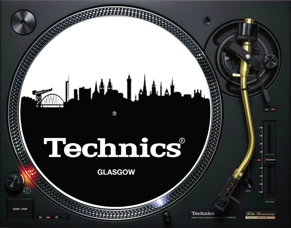 Glasgow Skyline Turntable Logo Slipmat