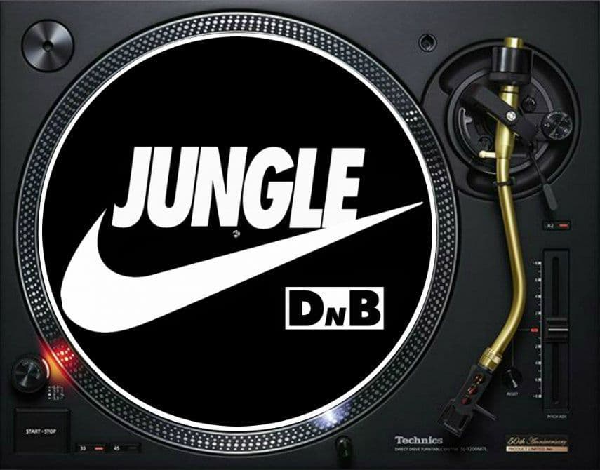 Jungle DNB logo Slipmat