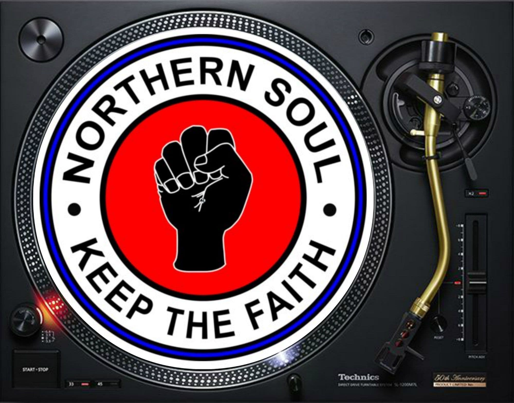 Northern Soul Keep The Faith Slipmat