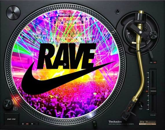 Rave Logo Party Slipmat