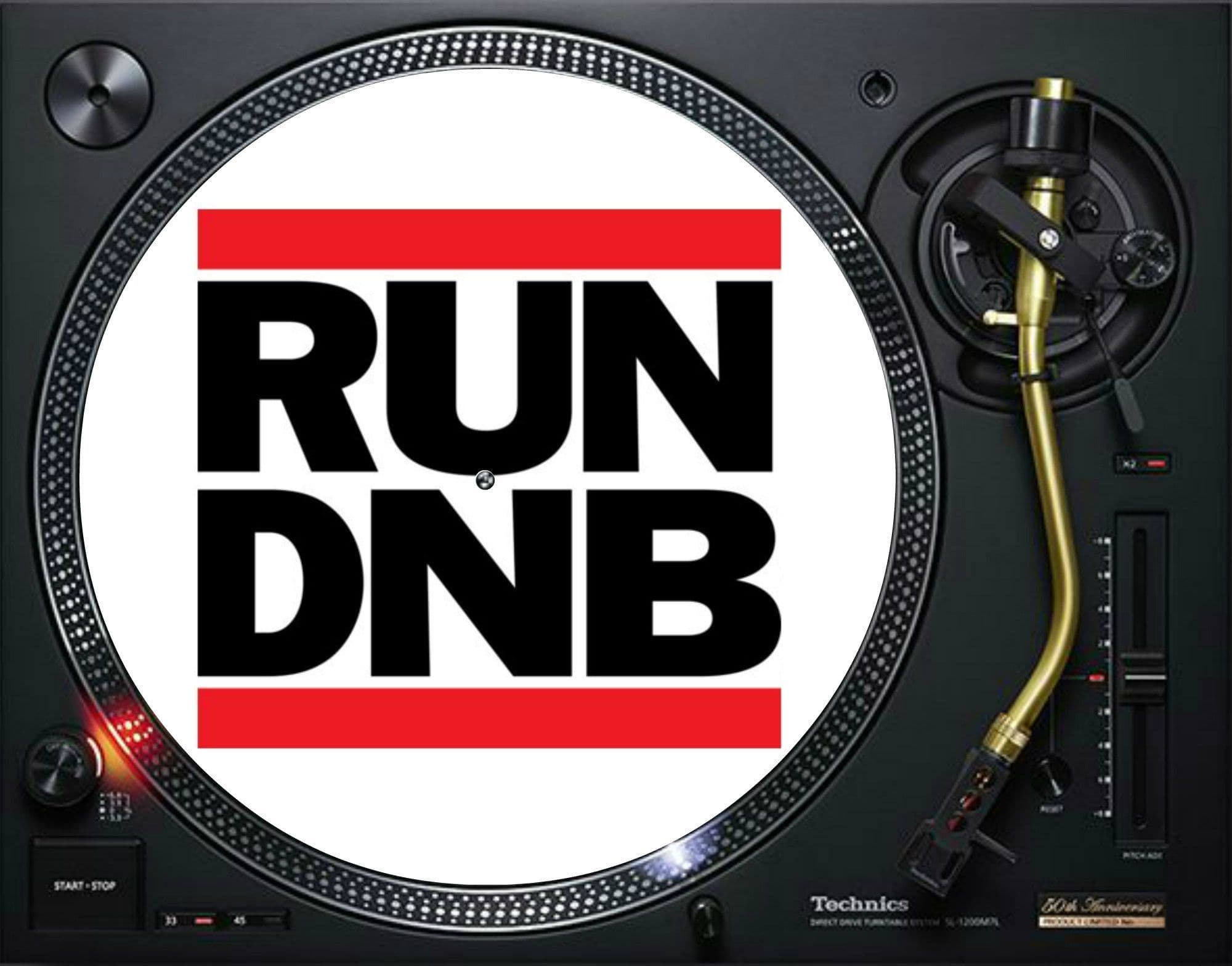 RUN DNB logo Slipmat