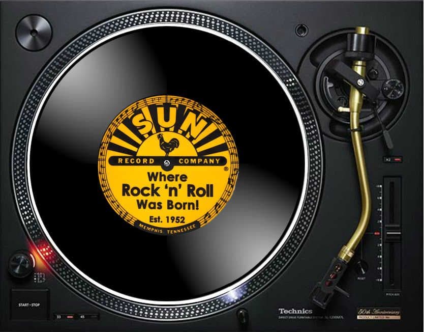 Sun Records Rock n Roll Disc Slipmat