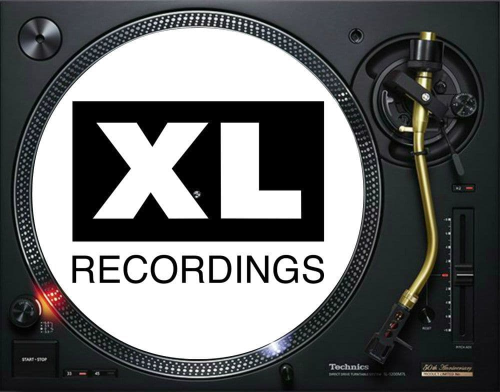 XL Recordings white Slipmat