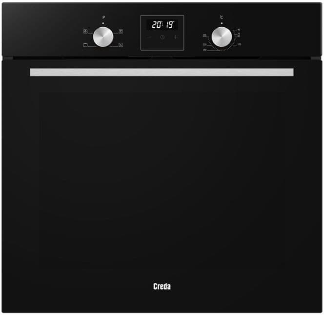 CREDA Built-In Electric Single Fan Oven Black C60BIFBL 3 YEAR WARRANTY