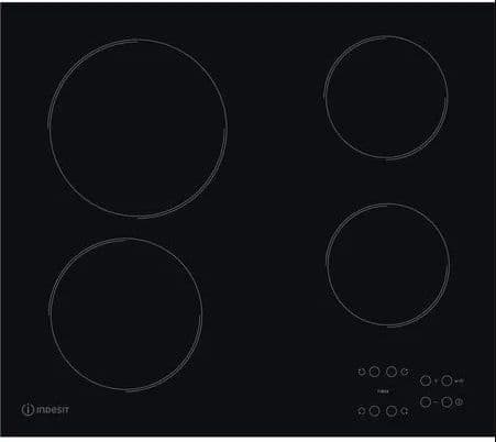 INDESIT 60cm Electric Ceramic Hob with Touch Control RI161C