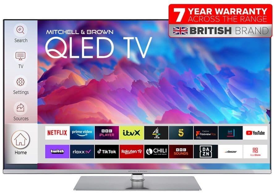 MITCHELL & BROWN 65 QLED Ultra HD Linux Smart Television JB-65QLED1811