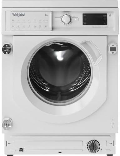 WHIRLPOOL Integrated Washing Machine 8kg Load 1400 Spin BIWMWG81484UK
