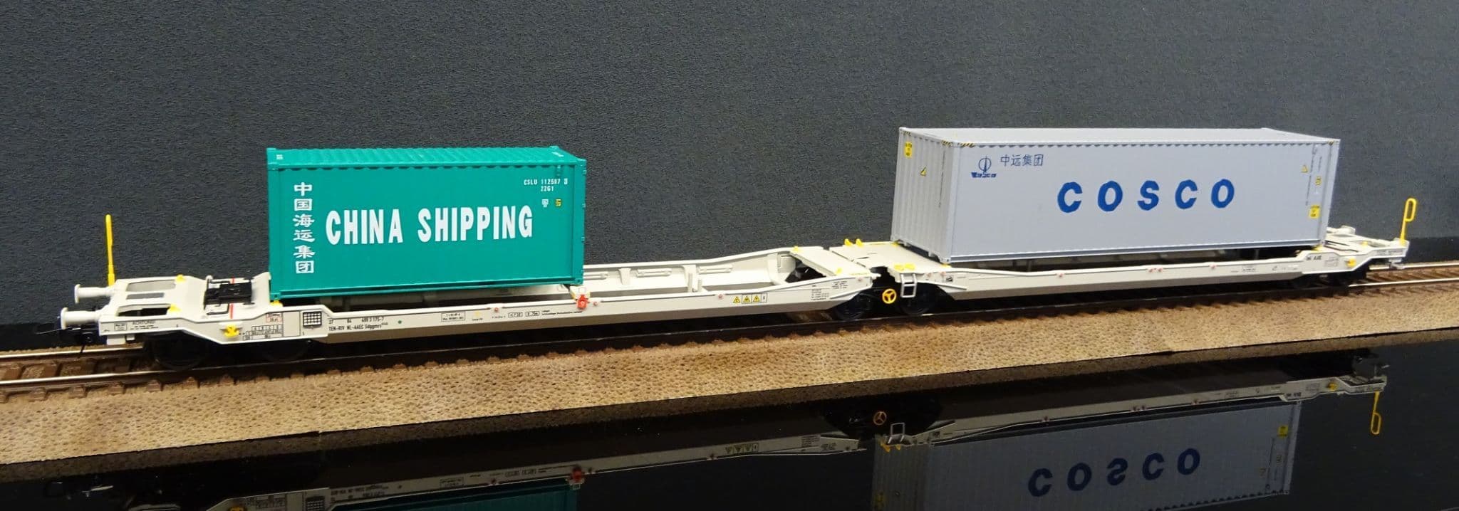 ESU 36546 AAE Twin Container Wagon