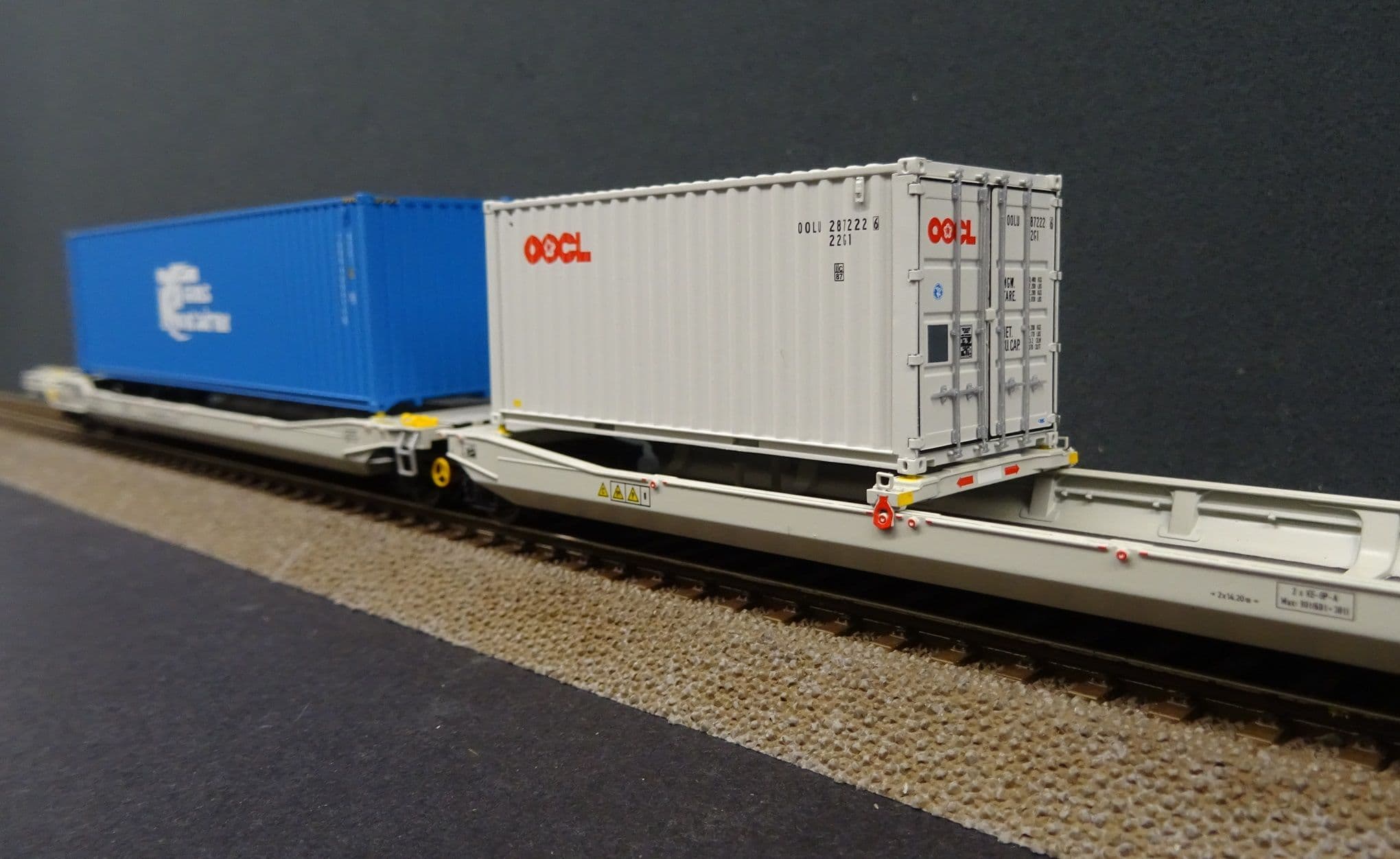 ESU 36552 AAE Twin Container Wagon