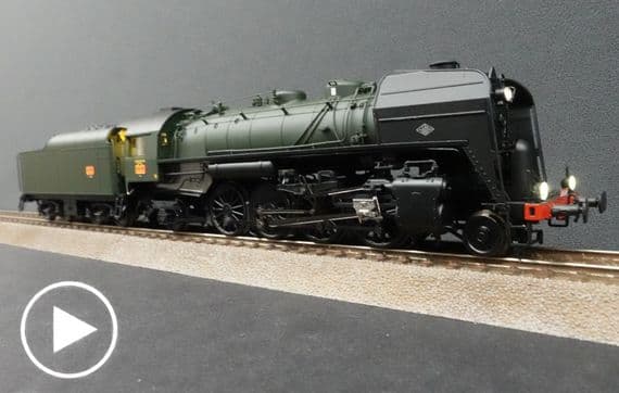 Jouef HJ2430SF SNCF 141R Steam Locomotive