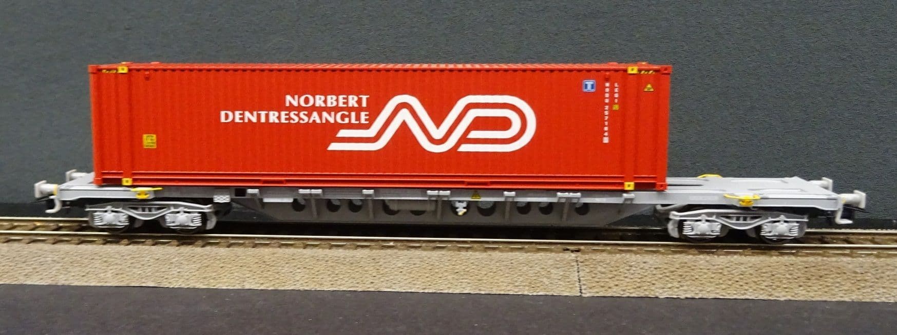 Jouef HJ6241 SNCF Sgss Norbert Dentressangle 45 Container Wagon