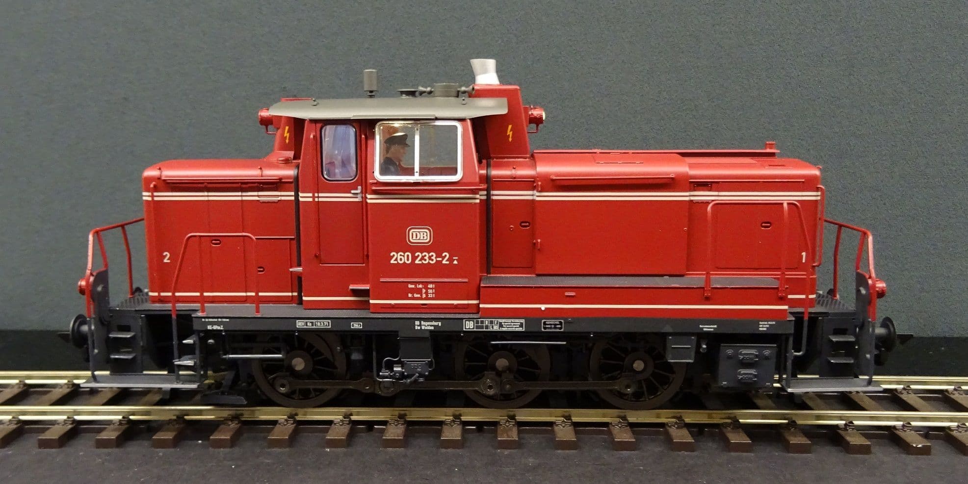 Lenz 40142-02 DB Br260 Era 4 Old red