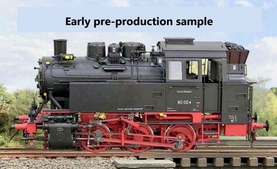 Lenz 40280-05 DR Br80 Steam Locomotive