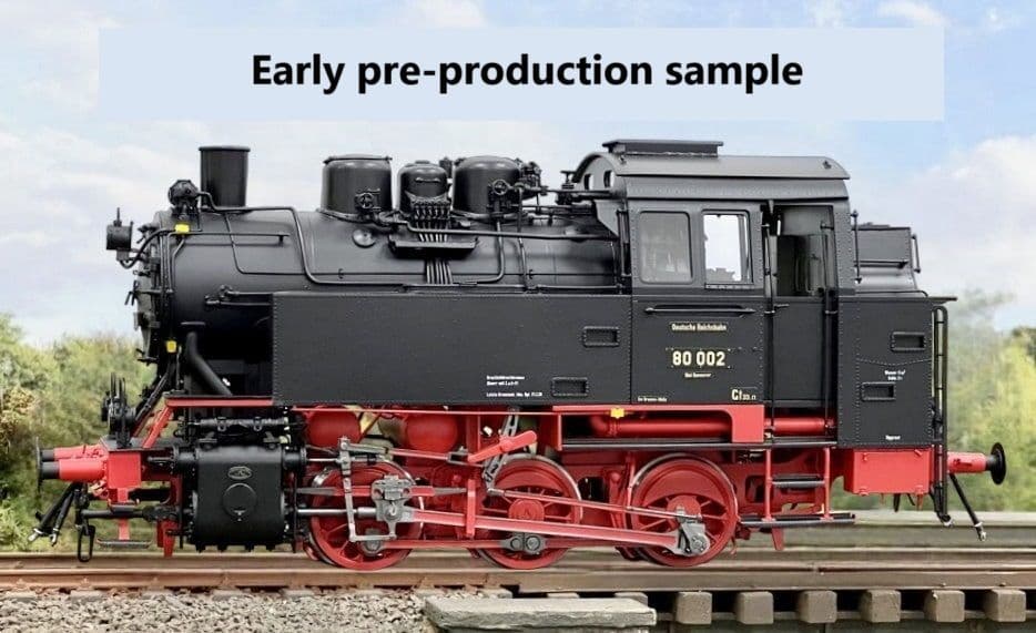 Lenz 40280-06 DRG Br80 Steam Locomotive