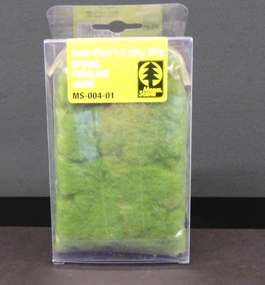 Model-Scene 004-01 Grass Flock 4 5mm Spring 50g