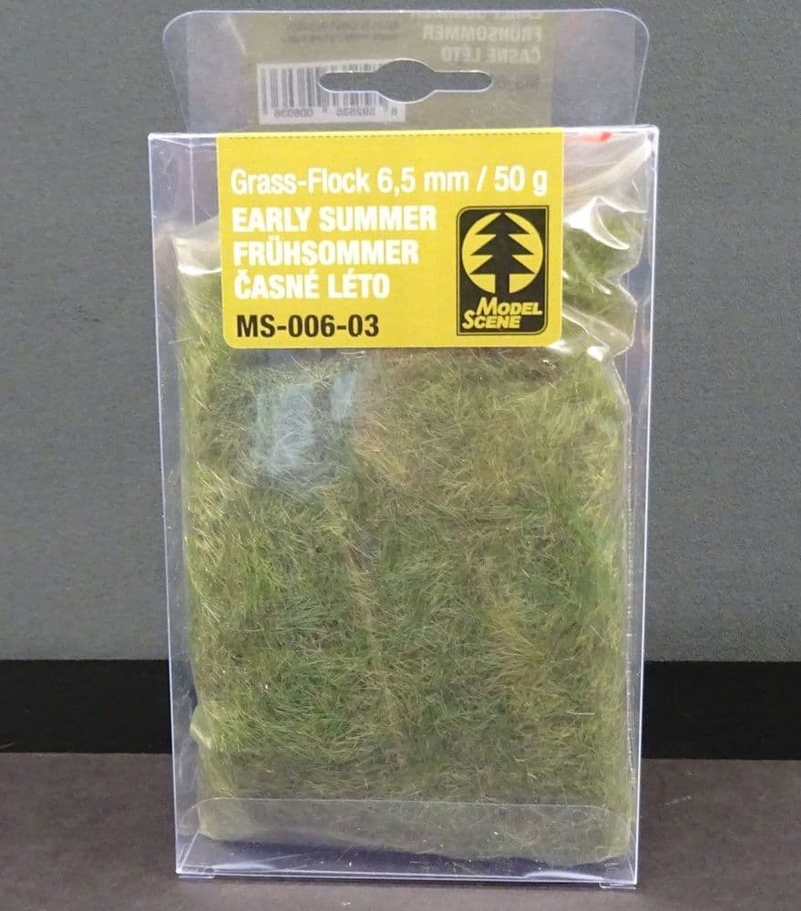 Model-Scene 006-03 Grass Flock 6 5mm Early Summer 50g