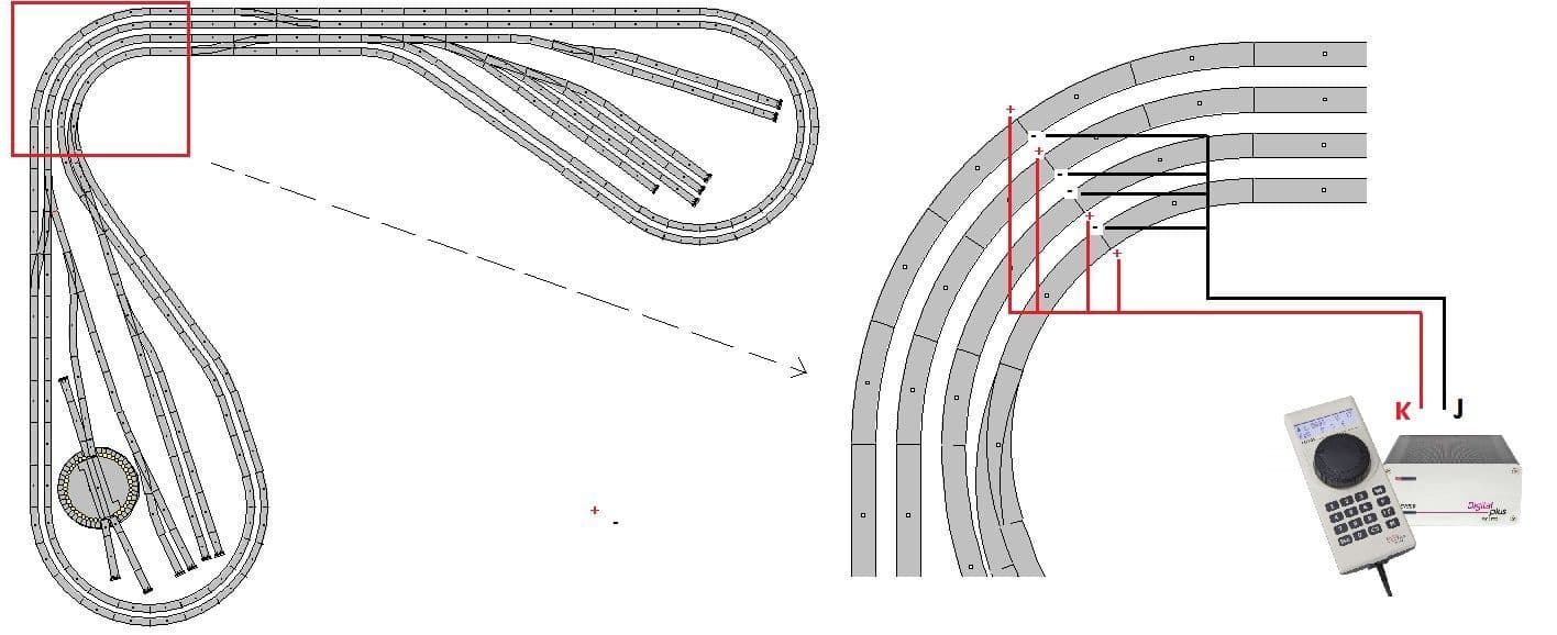Lenz DCC on a layout