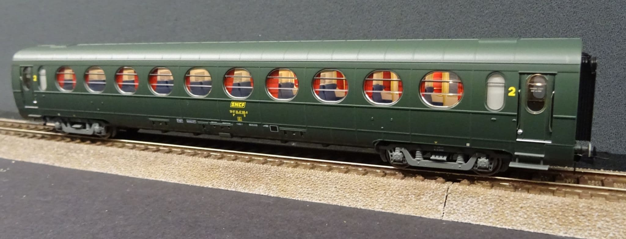 REE VB-478 SNCF Lightweight coach Sauscisson ex ETAT