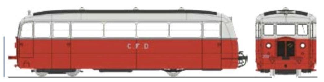REE VM-054S De Dion Type ND Autorail CFD Era III DCC Sound