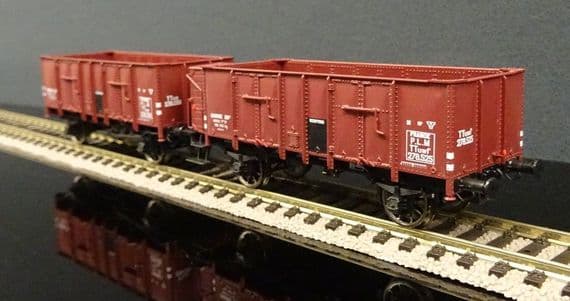 REE WB-477 PLM OCEM29 open wagons x 2