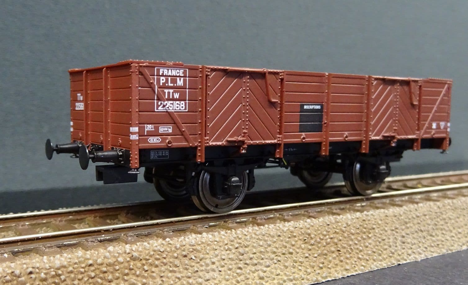 REE WB-809 PLM 4 portes open wagon
