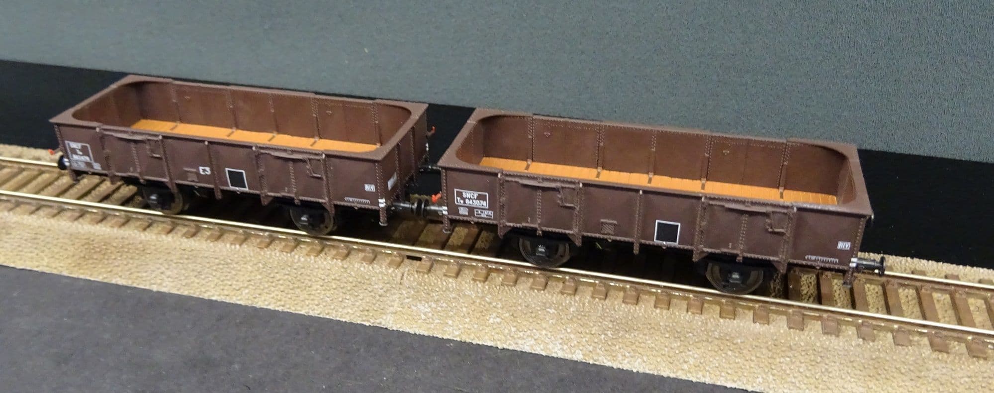 REE WB-822 SNCF ex PLM Set of 2 open wagons