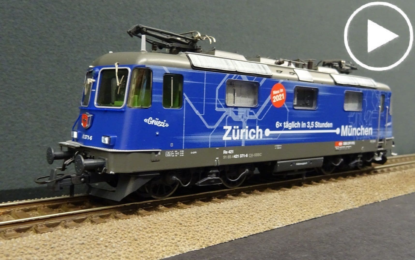 Roco 71413 SBB Re421 DCC Sound