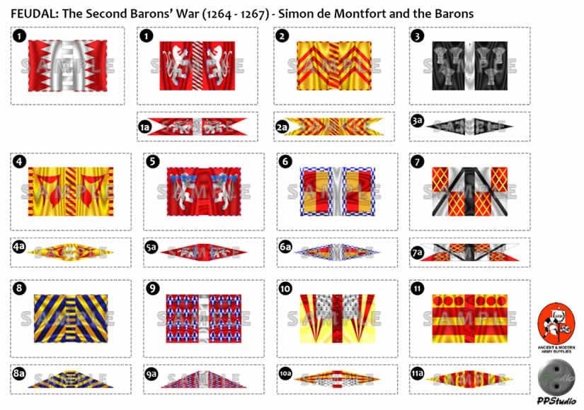 BFL2600 Feudal The Second Barons War Simon de Montfort and the Barons ...