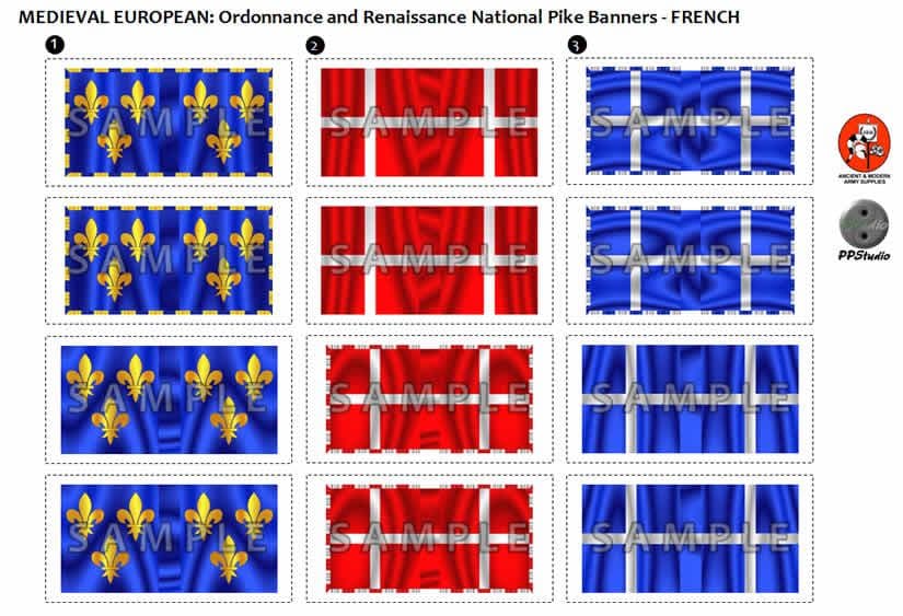 BFL3101 Ordonnance and Renaissance National Pike Banners - French