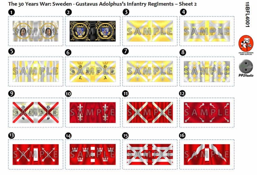 BFL4001 The 30 Yrs War Swedish - Gustavus Adlphus s Infantry Regiments 2