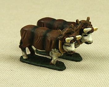 CB19 Draught Oxen with Double Yoke