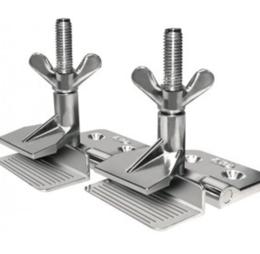 Heavy Duty Hinge Clamps - Pair 710gm