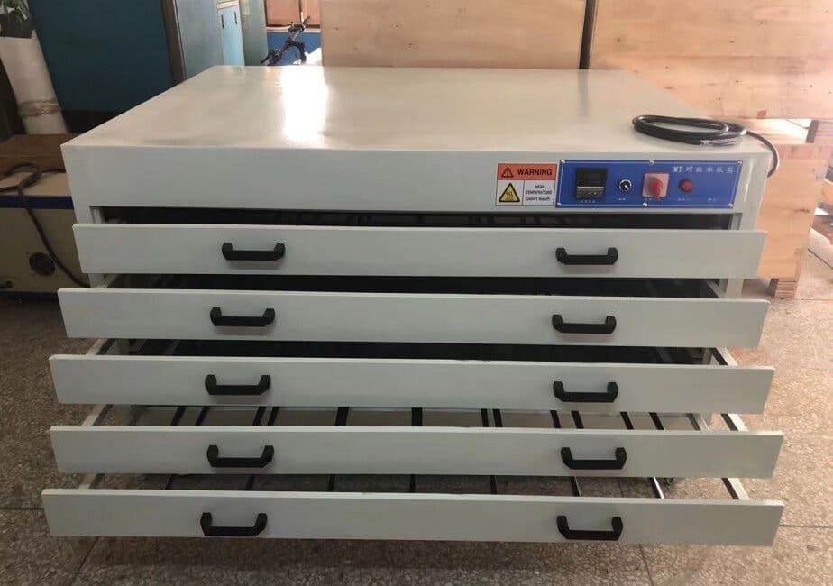 SCREEN DRYING CABINET 27"x 39" Floor Standing Model