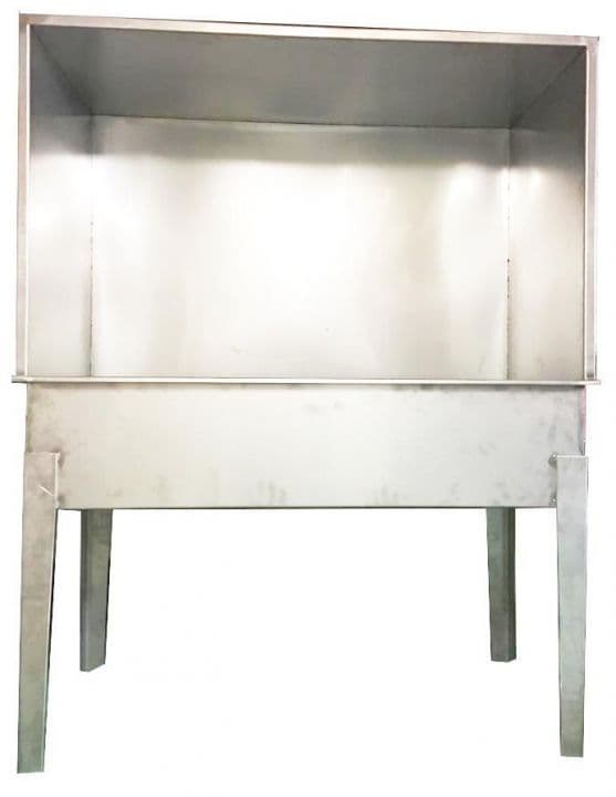 Washout Booth Stainless Steel XL