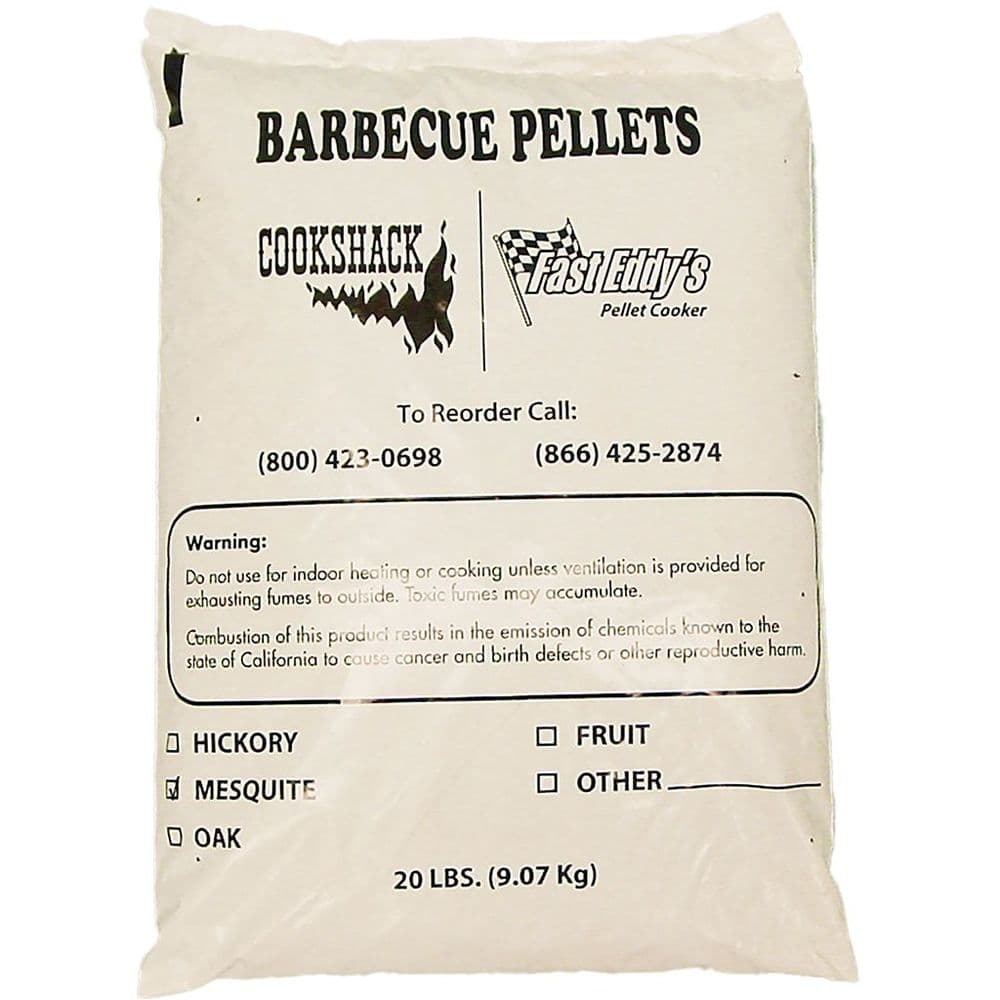 Cookshack/Fast Eddy s MESQUITE BBQ Pellets 20lb bag