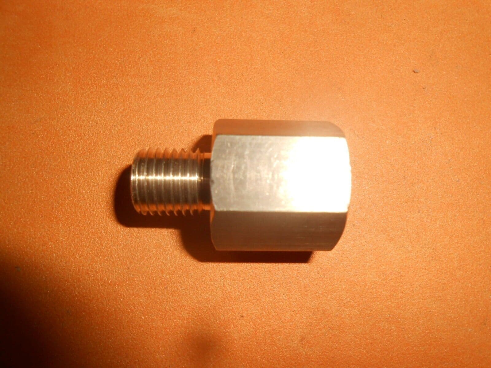 3/8" UNF female to 7/16" UNF male Brass Hydraulic clutch or brake pipe ...