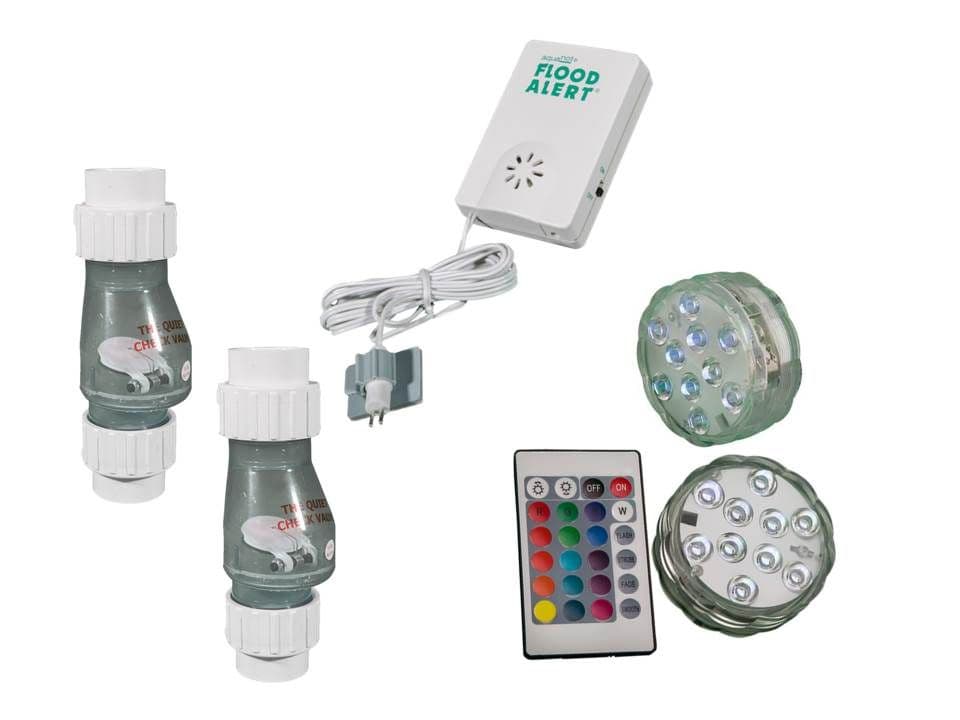 Flood-Buster Triplesafe sump and pump system with 12v battery back up pump