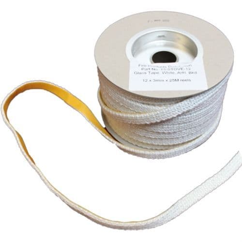 12mm x 3mm Taped Glass Rope Seal