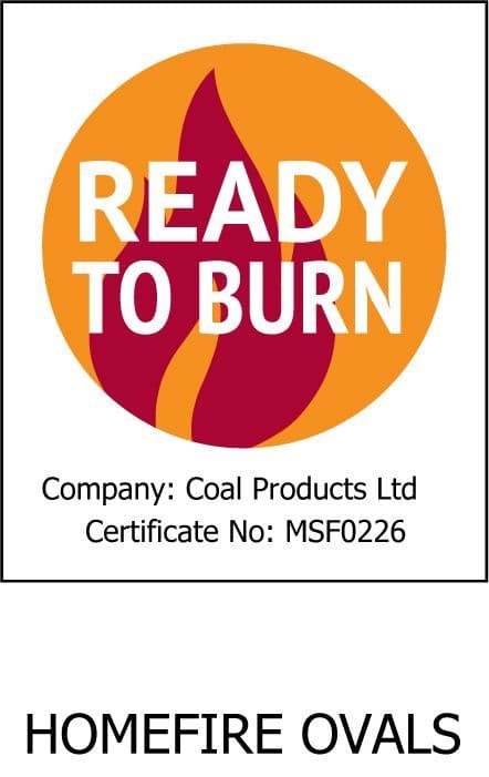 Homefire Ovals Smokeless Fuel 50x20kg (Full Tonne) | UK Delivery