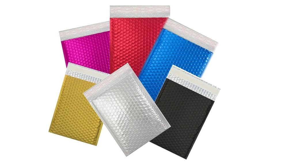 Metallic Bubble Padded Envelopes