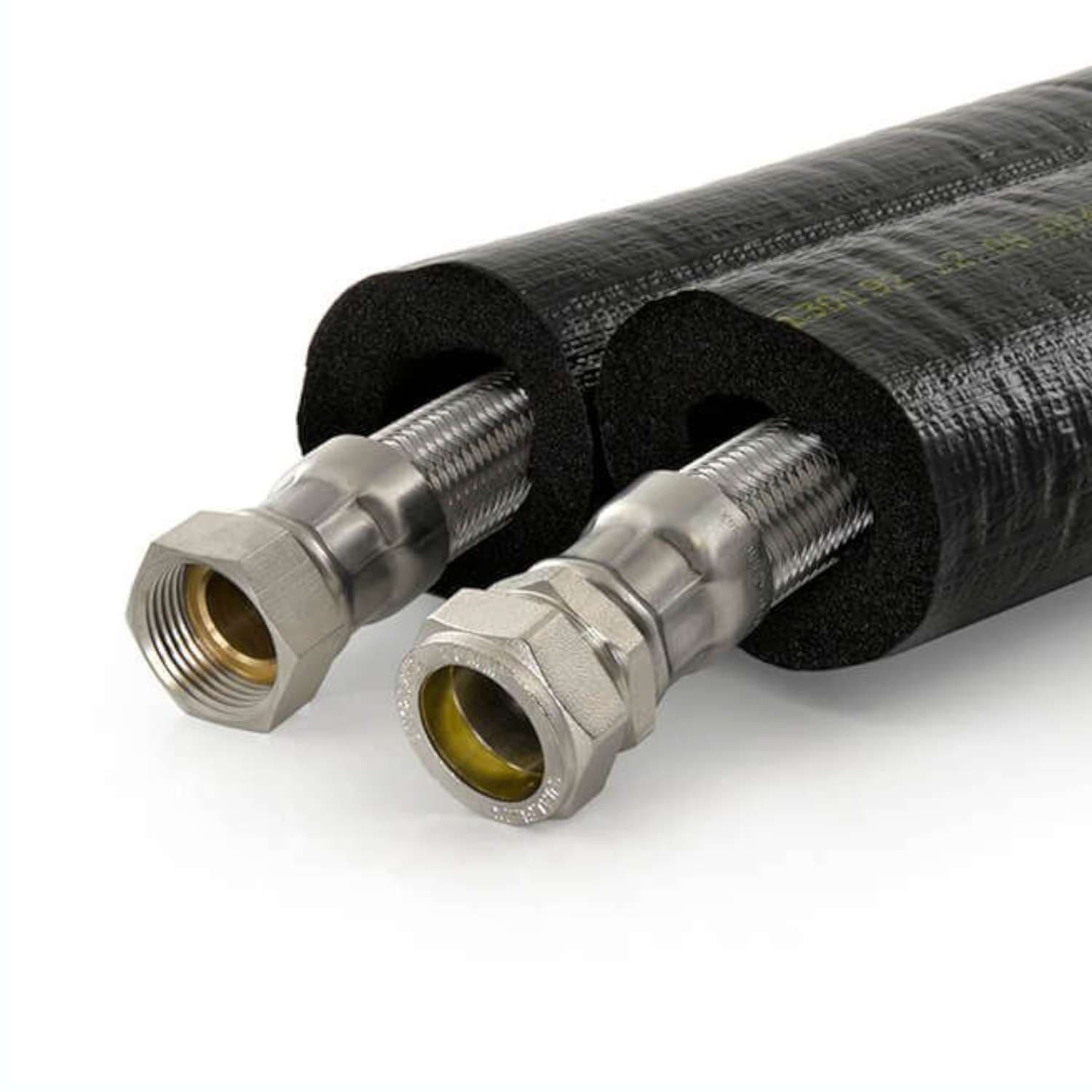 ASHP Flexible Hose Pair 28mm to Female 1" BSP 500mm