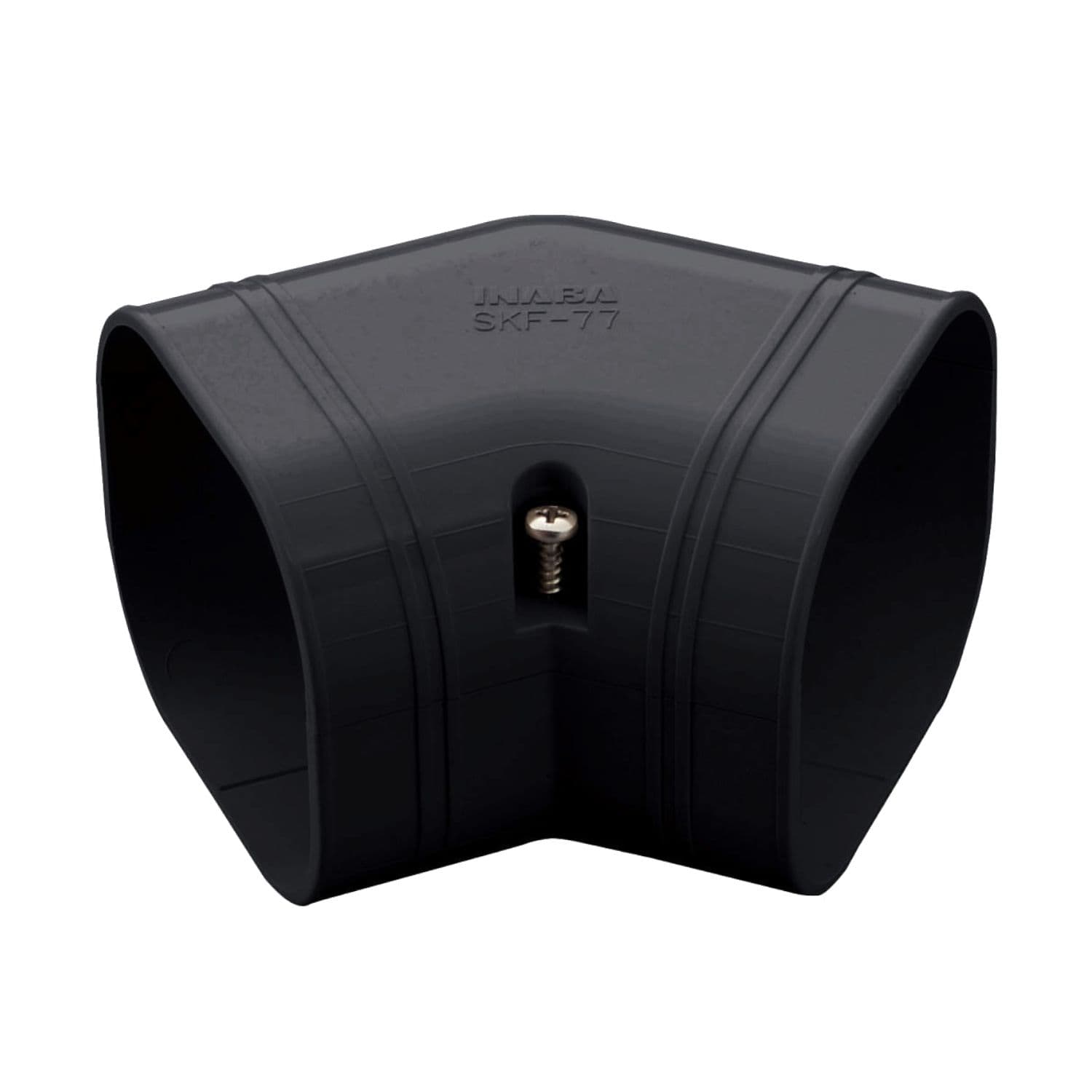 Black Trunking 100x70mm 45 Flat Bend