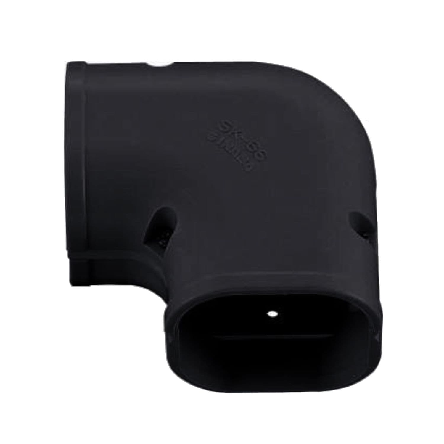 Black Trunking 100x70mm Flat 90 Bend