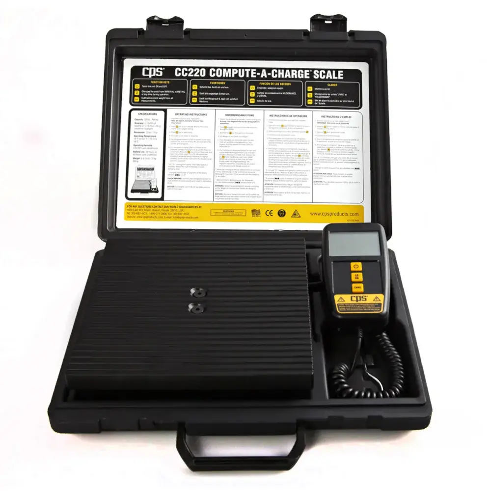 CC220 Refrigerant Compute-a-Charge Scale