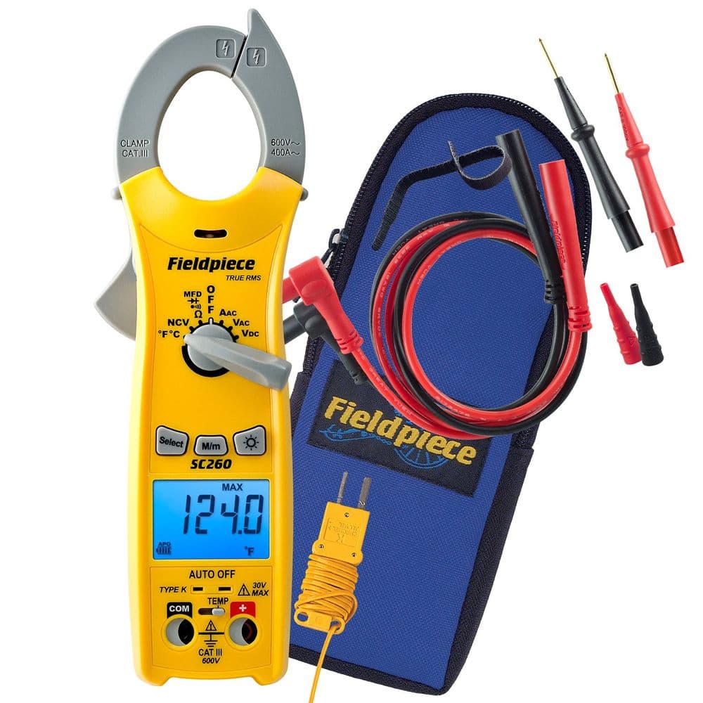 Fieldpiece Compact Clamp Meter with True RMS SC260